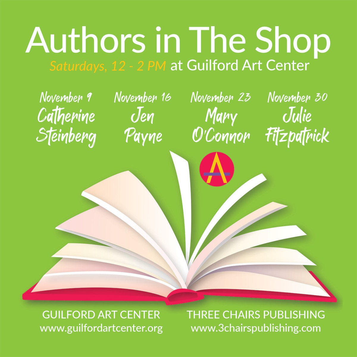Meet Julie Fitzpatrick during Authors in The Shop at Guilford Art ...